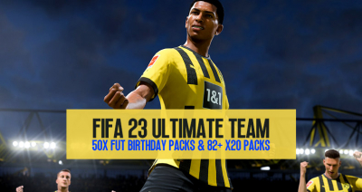 FIFA 23 Ultimate Team 50x FUT Birthday Packs & 82+ x20 Packs