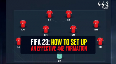 How to Set Up an Effective 442 Formation in FIFA 23
